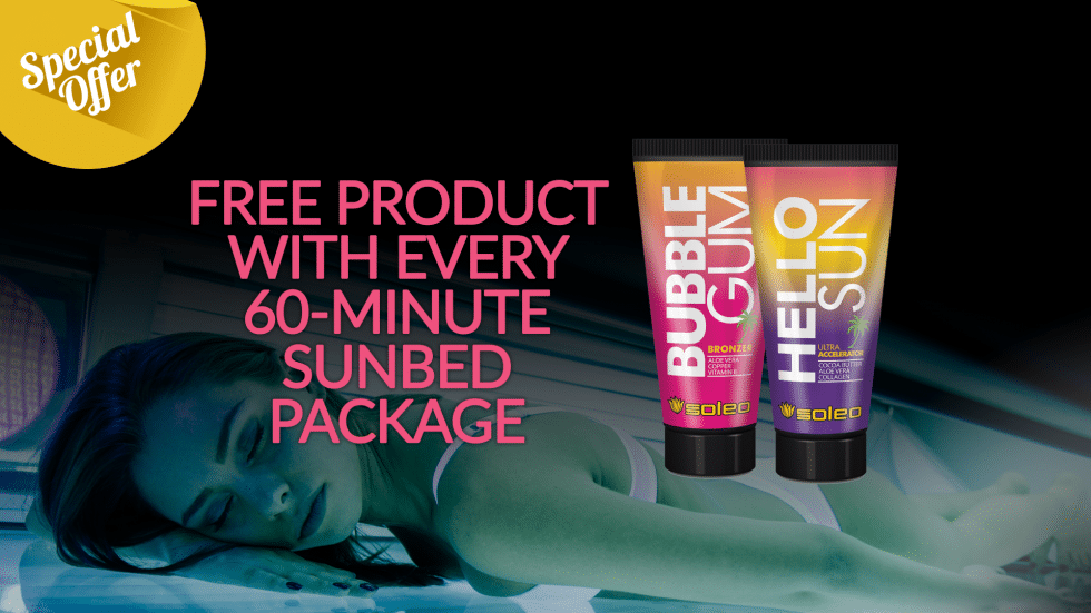 Free Product With Every 60-minute Sunbed Package | iSunn Tanning Salon