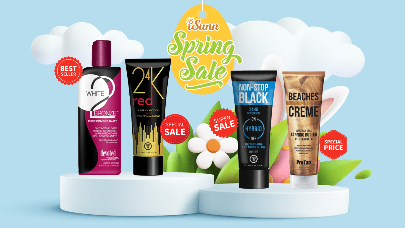 iSunn's Spring Sale - Save Big on Tanning Products - iSunn Tanning Salon